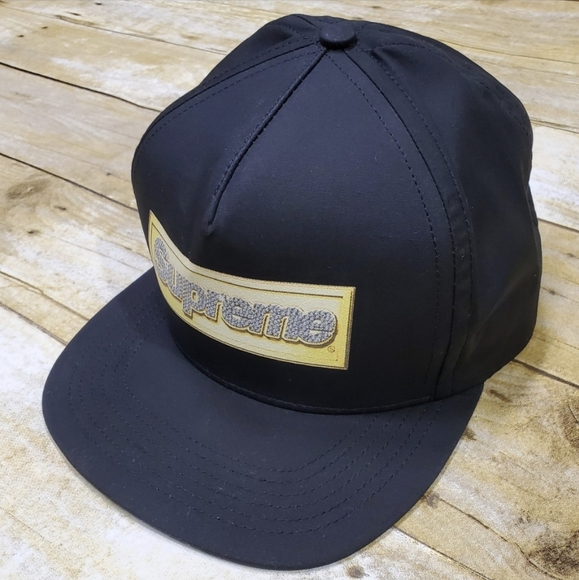 Supreme | Accessories | New Supreme X Starter Bling Box Logo 5panel Cap Rare Blk Ss3 Release ...